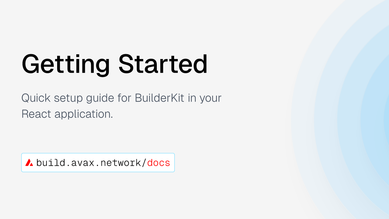 Getting Started | Avalanche Builder Hub